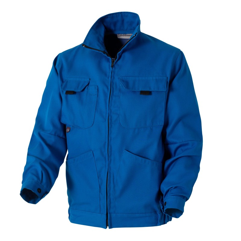 Optimax CP Azure Blue Work Jacket - Versatile and Functional